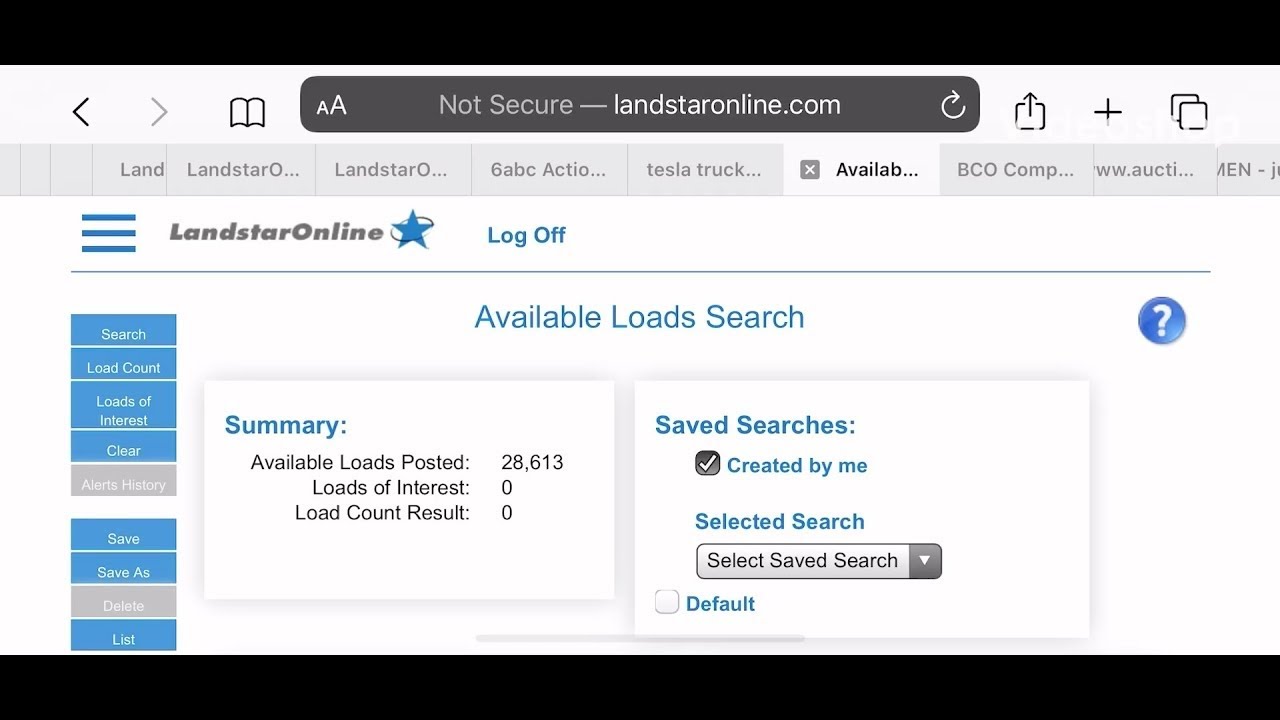Quick loadboard search - YouTube