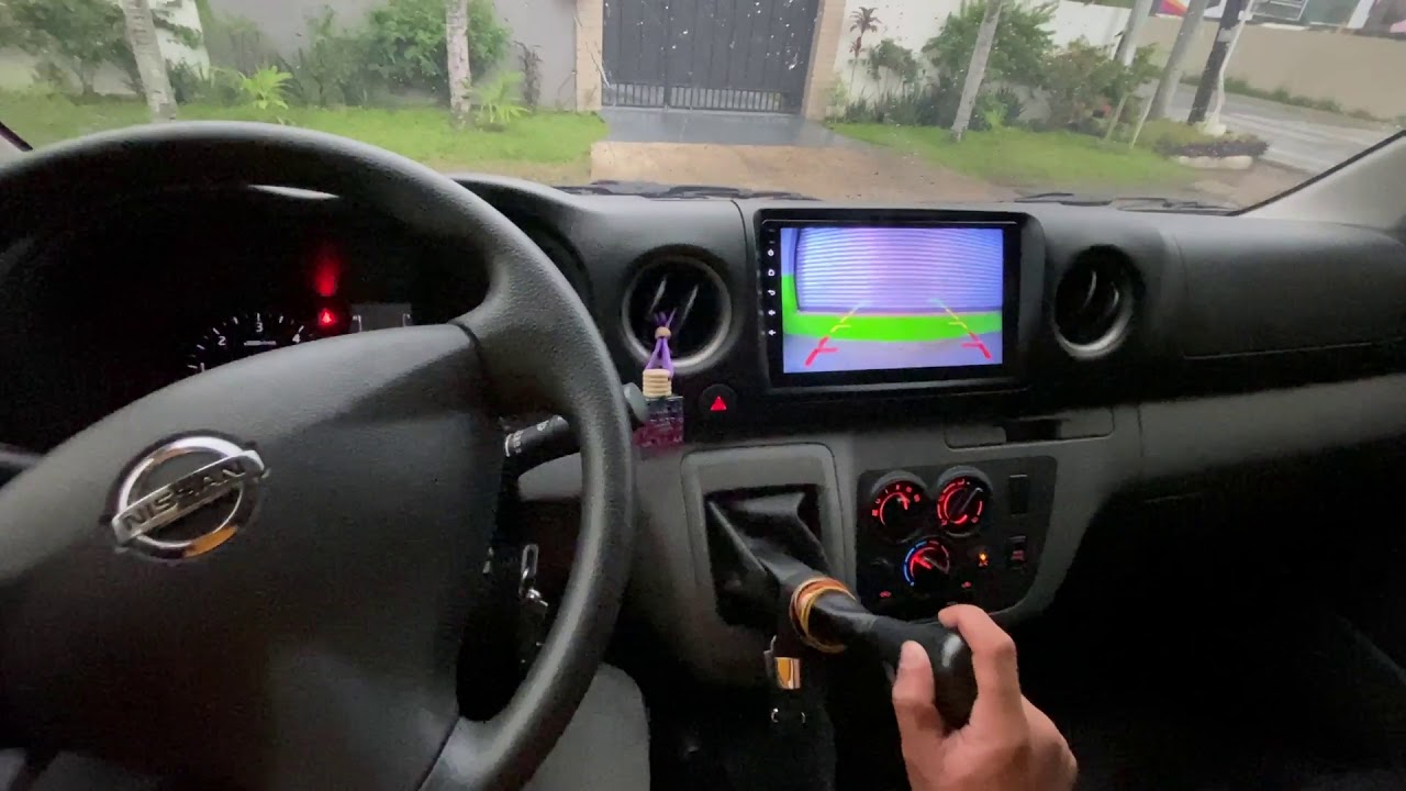 Nissan Nv350 Urvan Tablet size android head unit - YouTube
