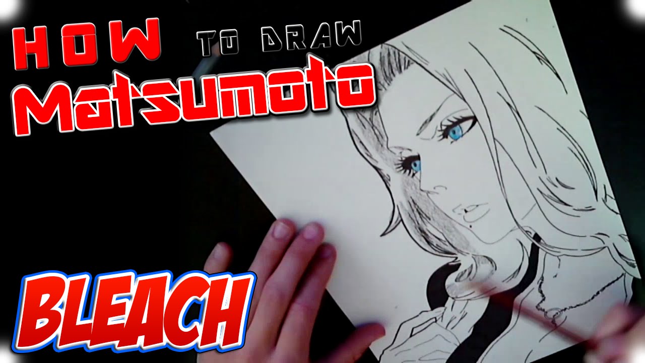 How to draw Matsumoto from Bleach - YouTube