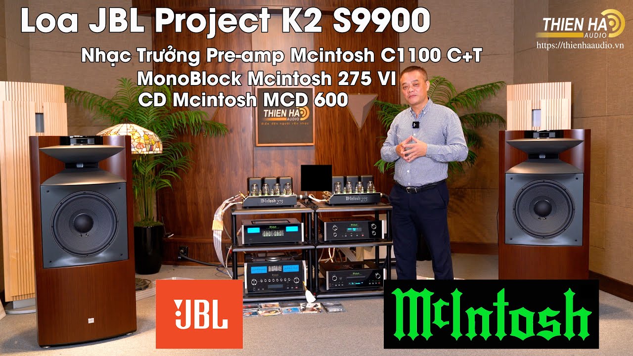 Loa JBL K2 S9900 VS Monoblock Mcintosh 275 VI + Pre-amp Mcintosh C1100 ...
