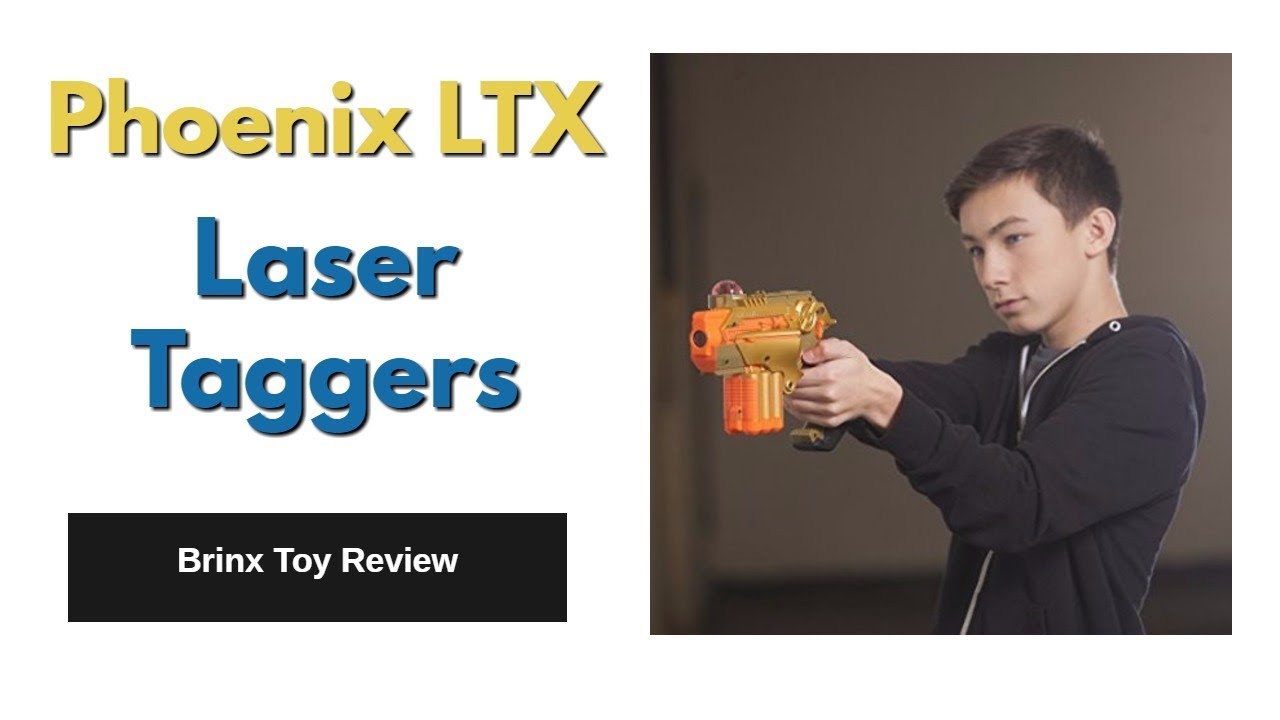 Nerf Lazer Tag Phoenix LTX Tagger 2 Pack Review - YouTube