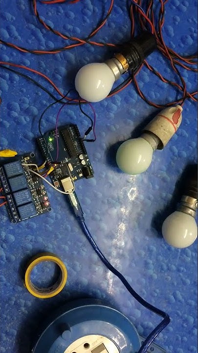 Multiple Bulb Blinking System || How to make bulb blinking system using ...