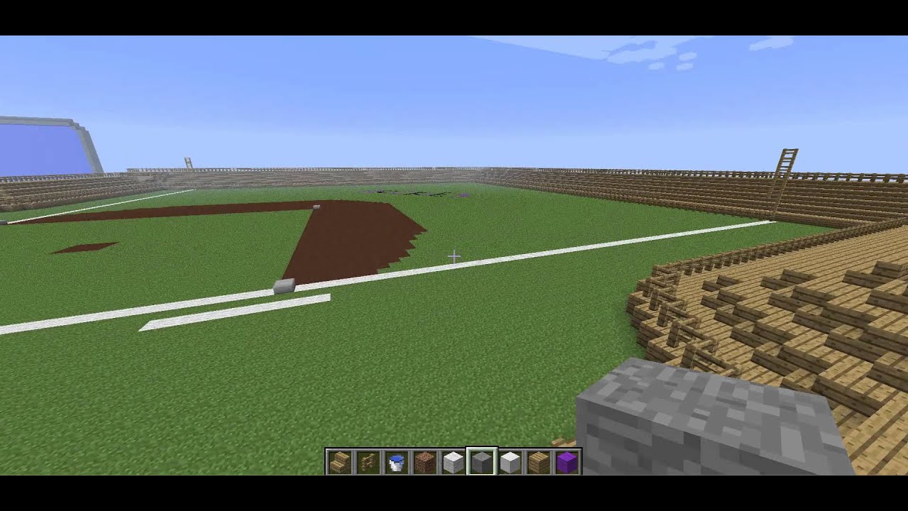 BEST Minecraft Baseball Field - YouTube