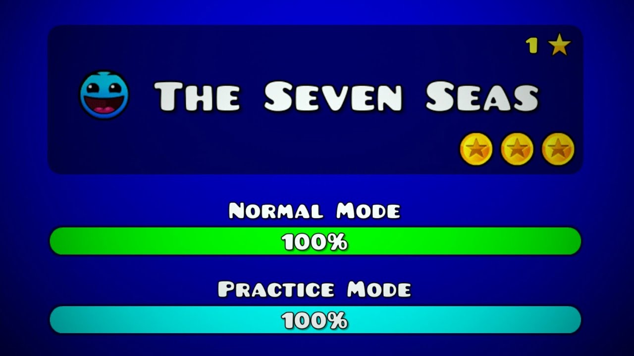 "The Seven Seas" 100% All 3 coins/GD Master - YouTube
