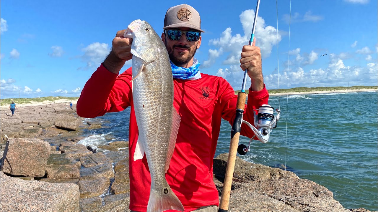 Golden Redfish on the South TEXAS Coast. Corpus Christi TX - YouTube