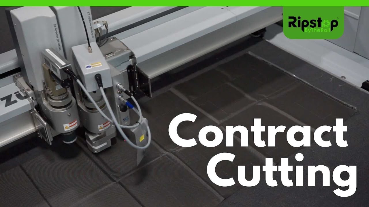 Contract Cutting at Ripstop by the Roll - YouTube