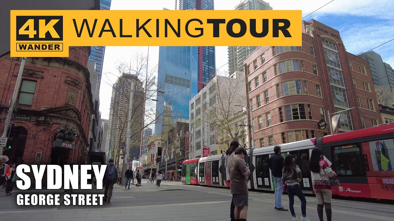 George Street Walking Tour in Sydney, Australia (4K 60fps) - YouTube