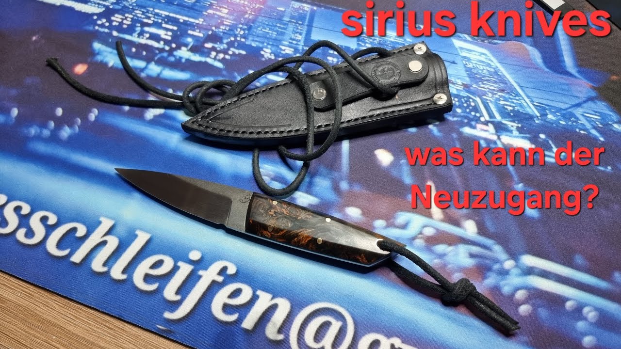Ersteindruck & Analyse Sirius Knives Neckknife, kleines handmade Knife ...