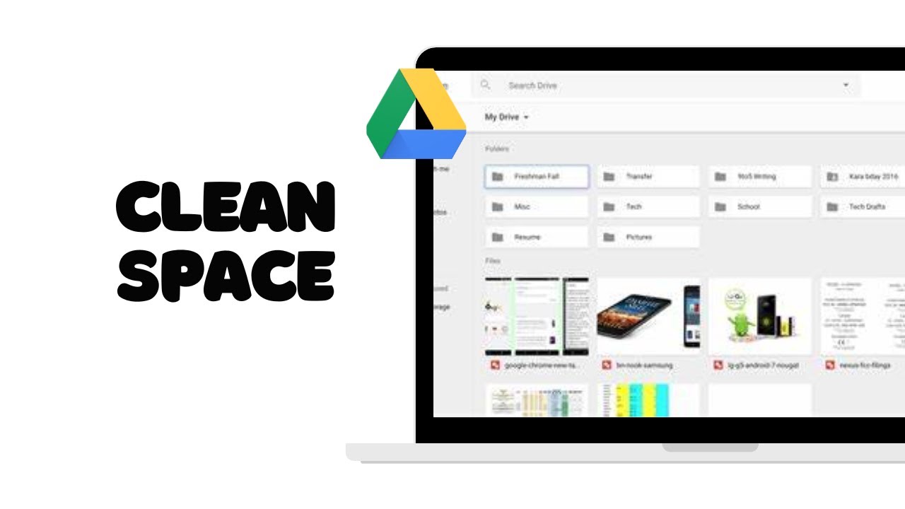 How To Clean Space In Google Drive - YouTube