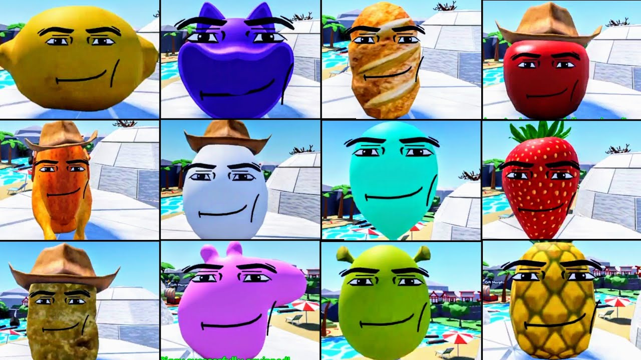 How To Get / Find All Morphs In ROBLOX Man Face Morphs Full Showcase ...