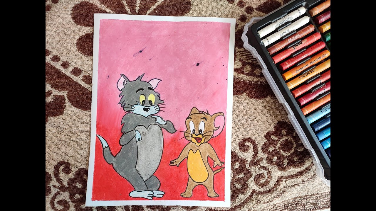 How To Draw Tom and Jerry step by step / Tom & Jerry Drawing for Kids ...