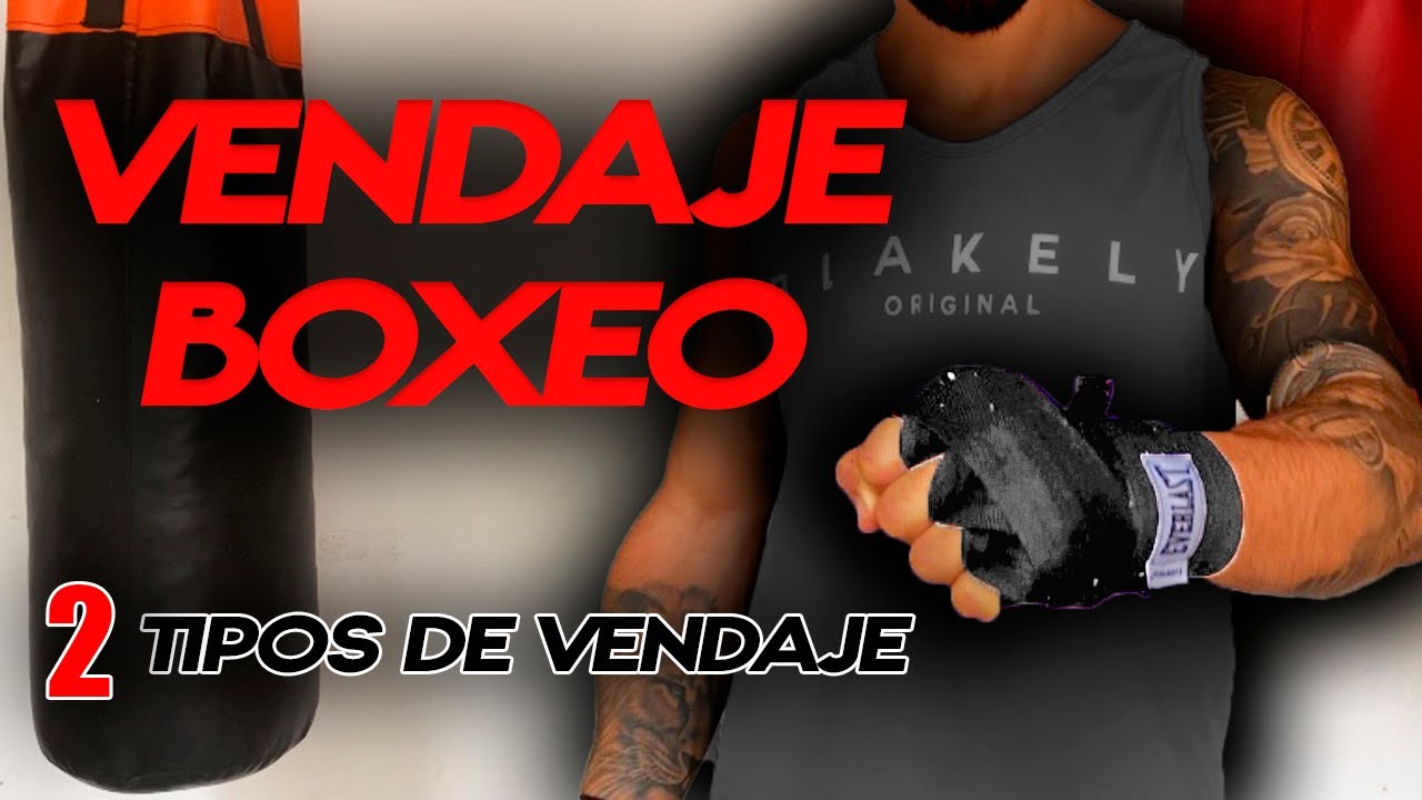 VENDAJE PARA BOXEO CÓMO VENDARSE. 2 VENDAJES (Vendaje básico y vendaje ...