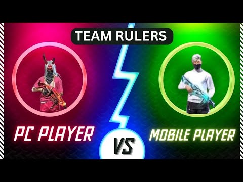 1 v 1 MOBILE Player vs Pc Player ( Team Rulers ) 😎 - YouTube