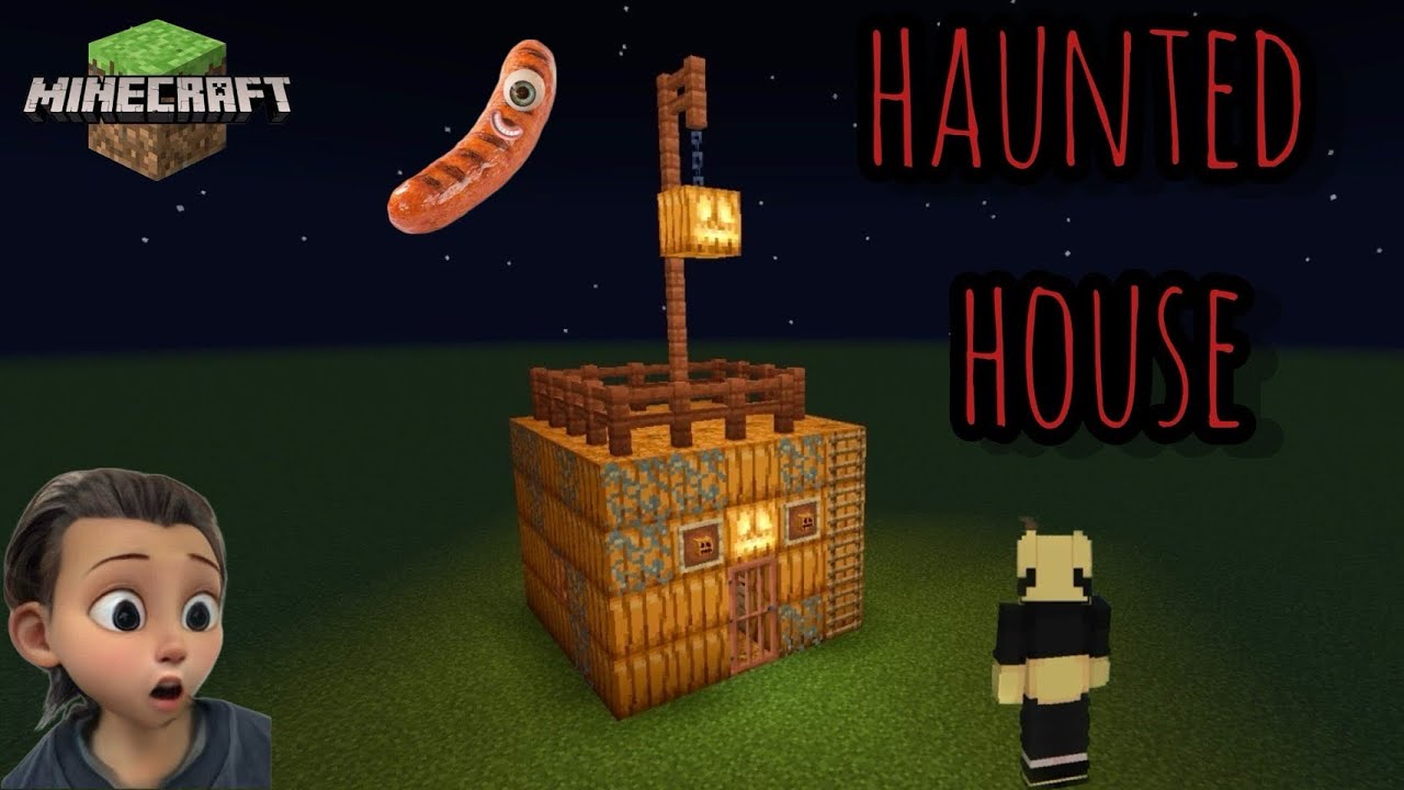 【MINECRAFT BUILDING】SPOOKY HALLOWEEN HOUSE: BUILT WITH SURVIVAL ...