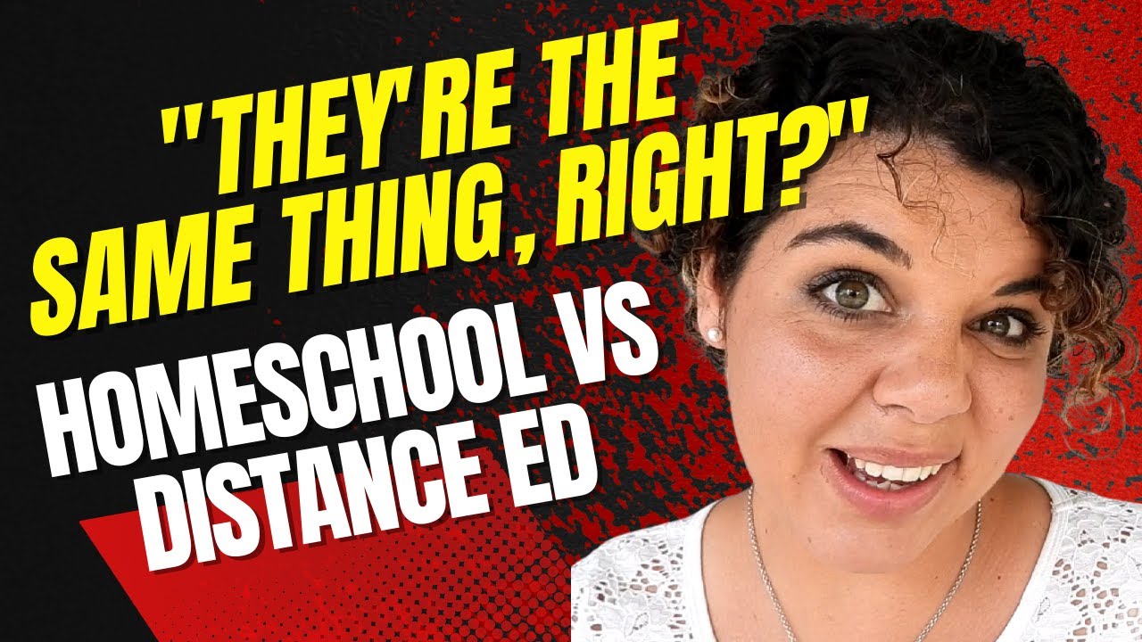 Homeschool vs Distance Learning: They're NOT the Same Thing!!! - YouTube
