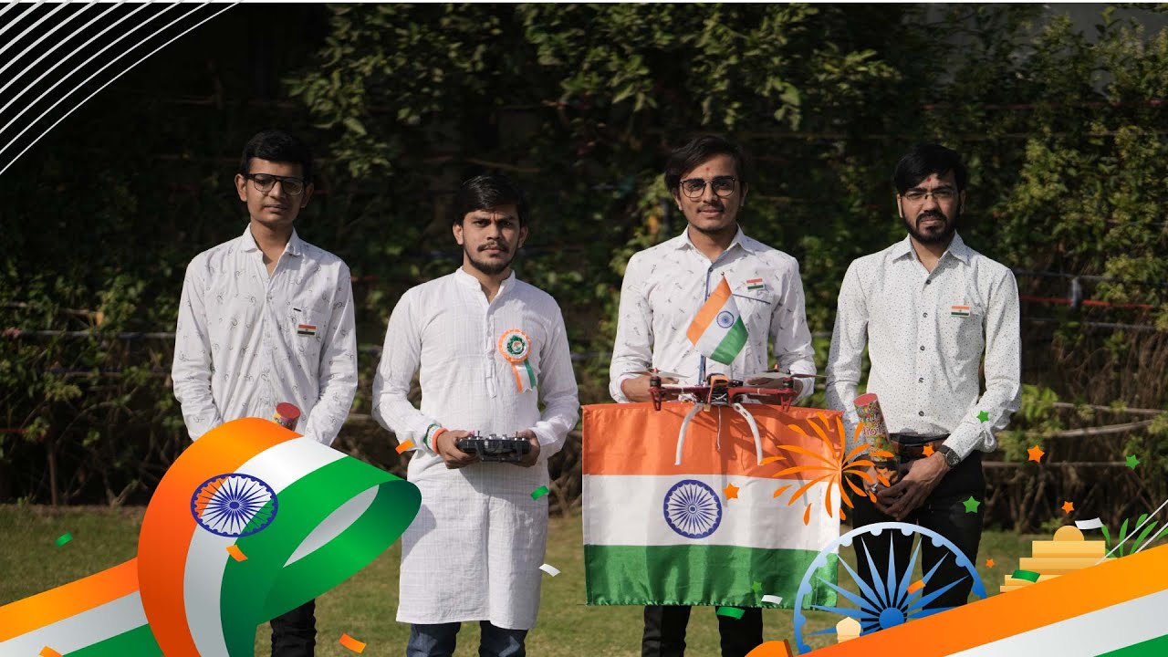 72th🇮🇳 Republic Day-Let's Salute together! 🇮🇳 Drone Flag Hoisting 🇮🇳 @DevSky - YouTube