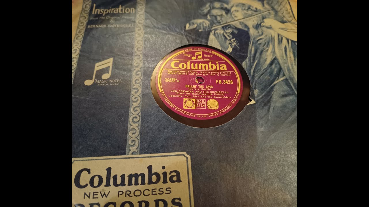 Ballin' The Jack - Lou Preager And His Orchestra - 78rpm - YouTube