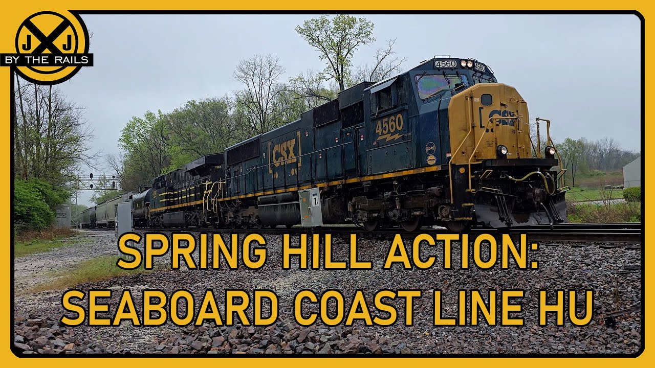 Action at Spring Hill | CSX Seaboard Coast Line Heritage Unit on CSX ...