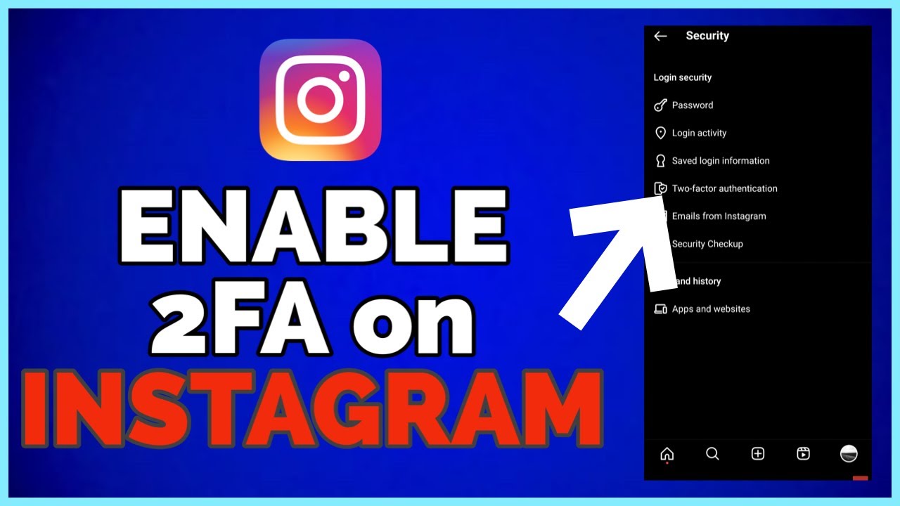 How To Enable Two Factor Authentication 2FA On Instagram (2023) - YouTube
