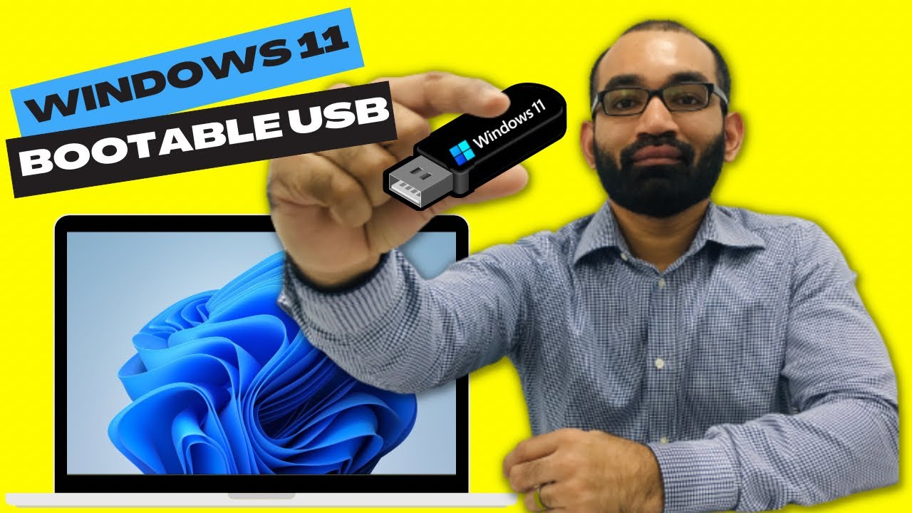 How to create Windows 11 bootable USB flash drive - YouTube