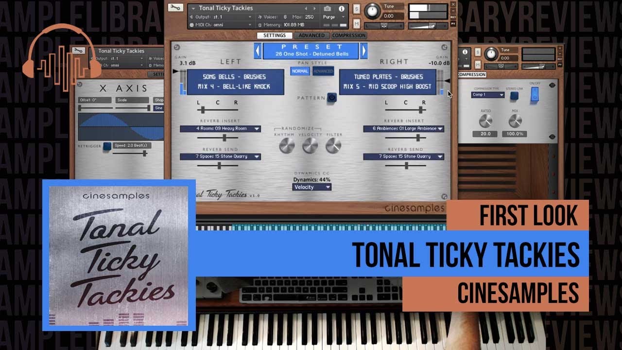 First Look: Tonal Ticky Tackies by Cinesamples (Currently 33% Off ...