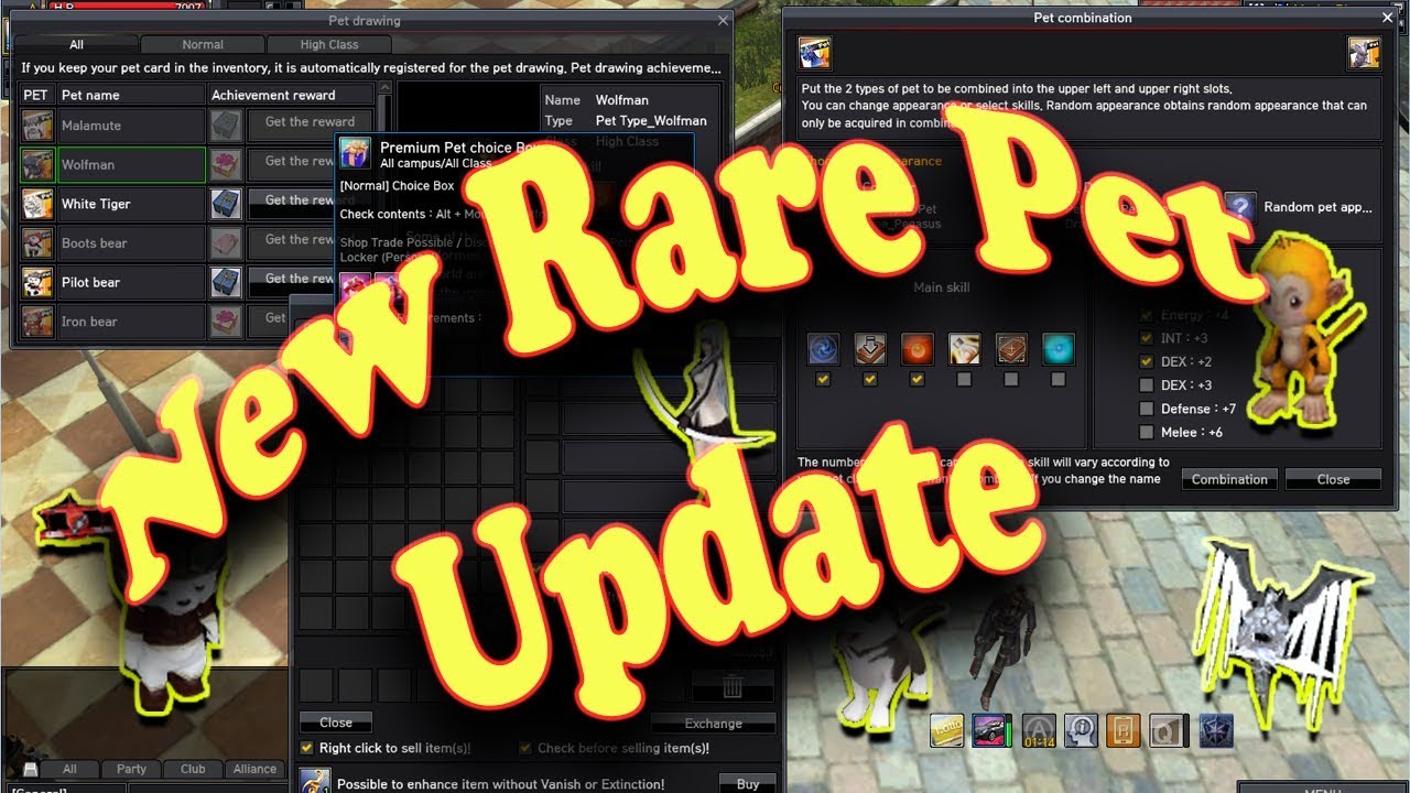 Ran Online GS - New Combining pet to get Rare - YouTube