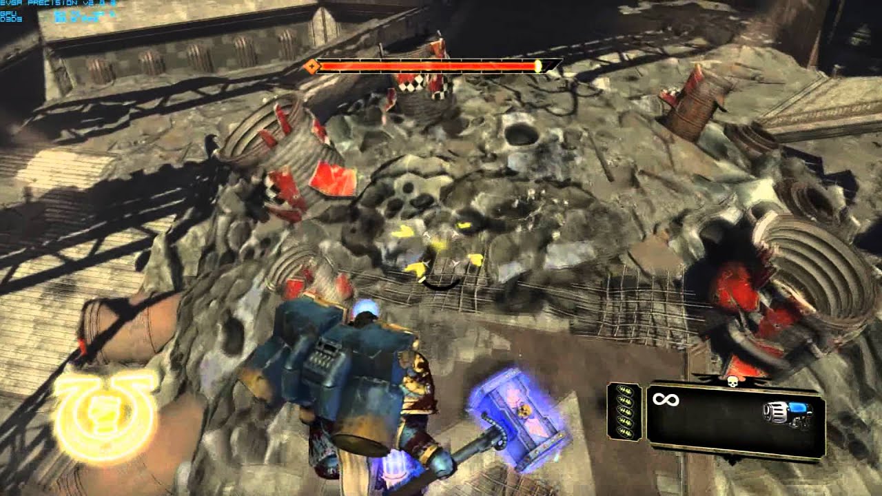 Warhammer 40k Space Marines Jetpack and Hammer Gameplay - YouTube