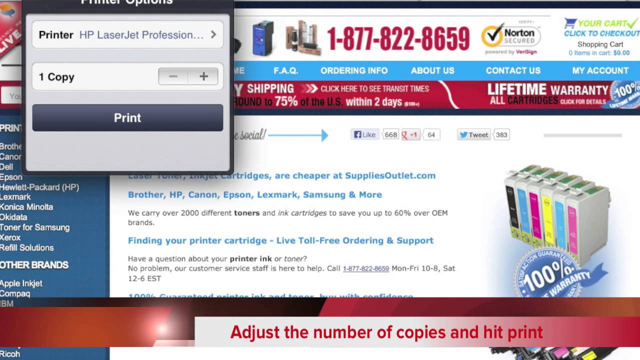 How to use Apple AirPrint With iPhone, iPod, and iPad - AirPrint ...