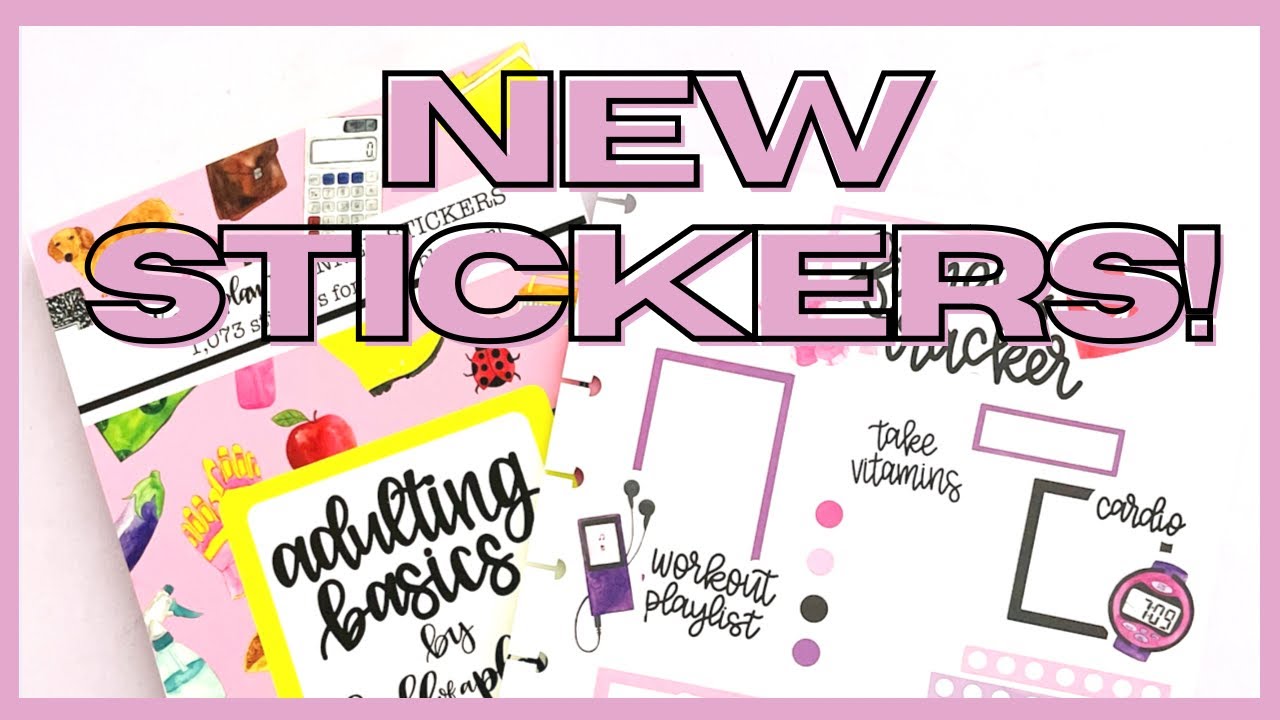 NEW KELL OF A PLAN STICKER BOOK | ADULTING BASICS | FLIP THROUGH & PLAN ...