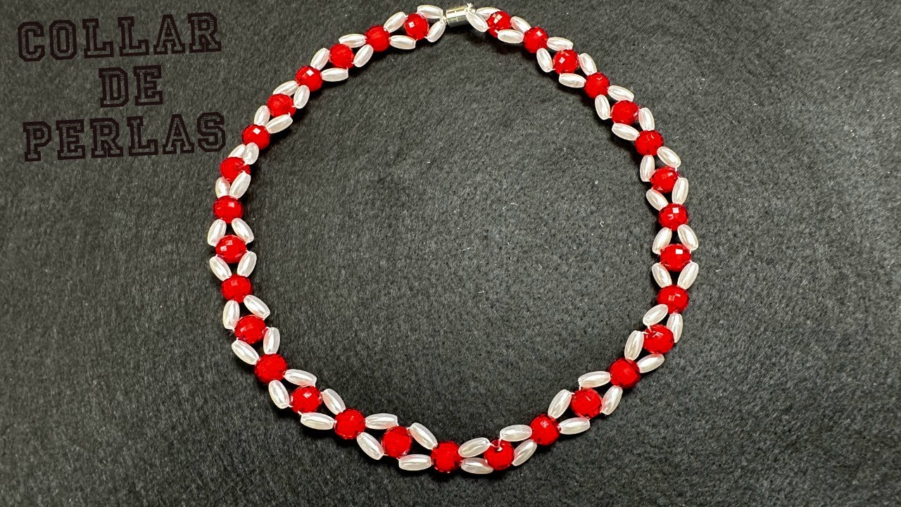 CHOKER de perlas paso a paso - YouTube