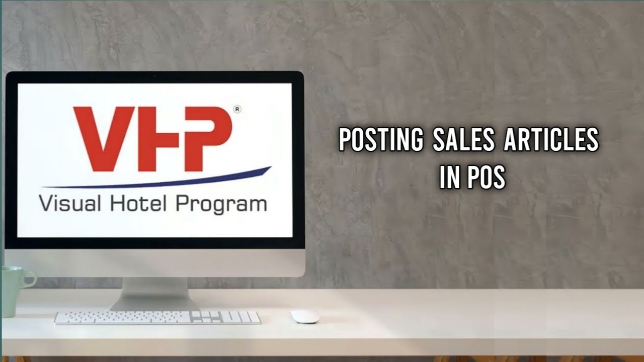 Posting Sales Articles in POS – VHP Online Training - YouTube