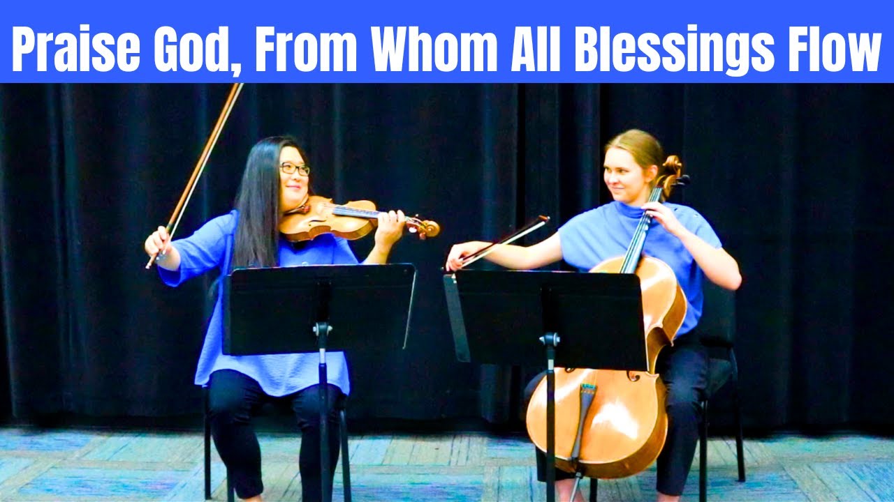 Doxology I Christian Music String Duet I Grace Music Events LLC - YouTube