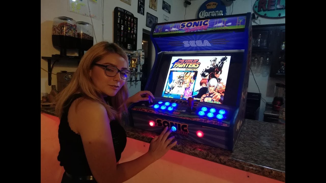19” Sonic The Hedgehog Bartop Arcade with Hyperspin & 17,500 games, The ...