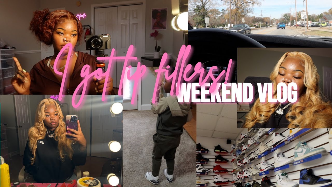 I GOT LIP FILLERS … 😱 | Weekend Vlog | Hair Appointment 💇🏾‍♀️ | Shoe ...
