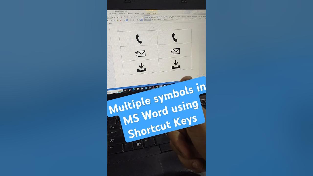 Part 11 | Multiple Symbol Using MS Word Shortcut Keys #shorts #msword #shortcutkeys - YouTube