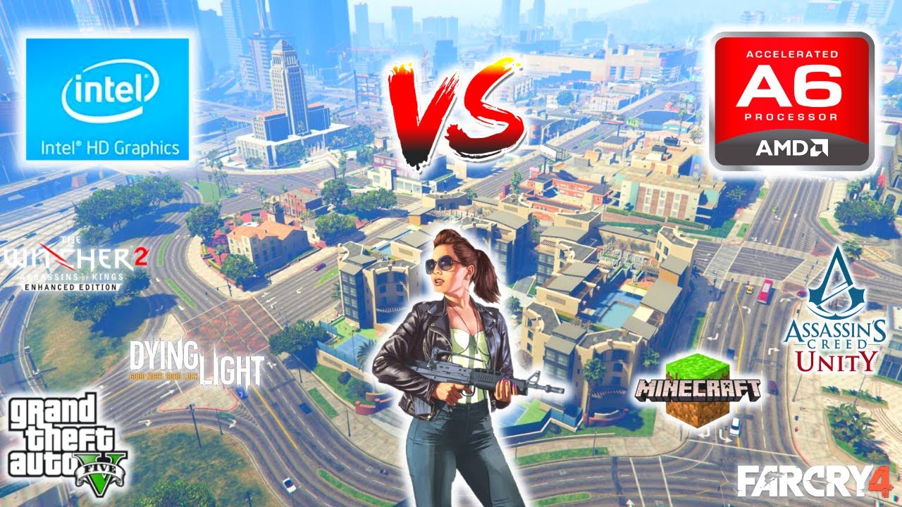 AMD Radeon R4 Graphics Vs Intel HD 4000 Gaming Performance (GTA 5, Far ...