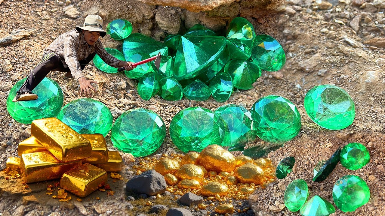 Most Beautiful and Expensive A lot Green Diamonds in The World - YouTube