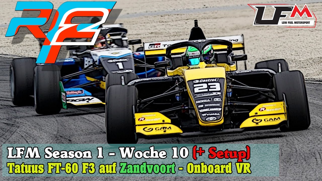 LFM Season 1 - Woche 10: Tatuus FT-60 F3 auf Zandvoort (+ Setup ...
