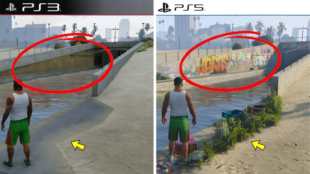 ALL Differences From the FIRST GTA 5 Version (PS3 1.00) to the LATEST ...