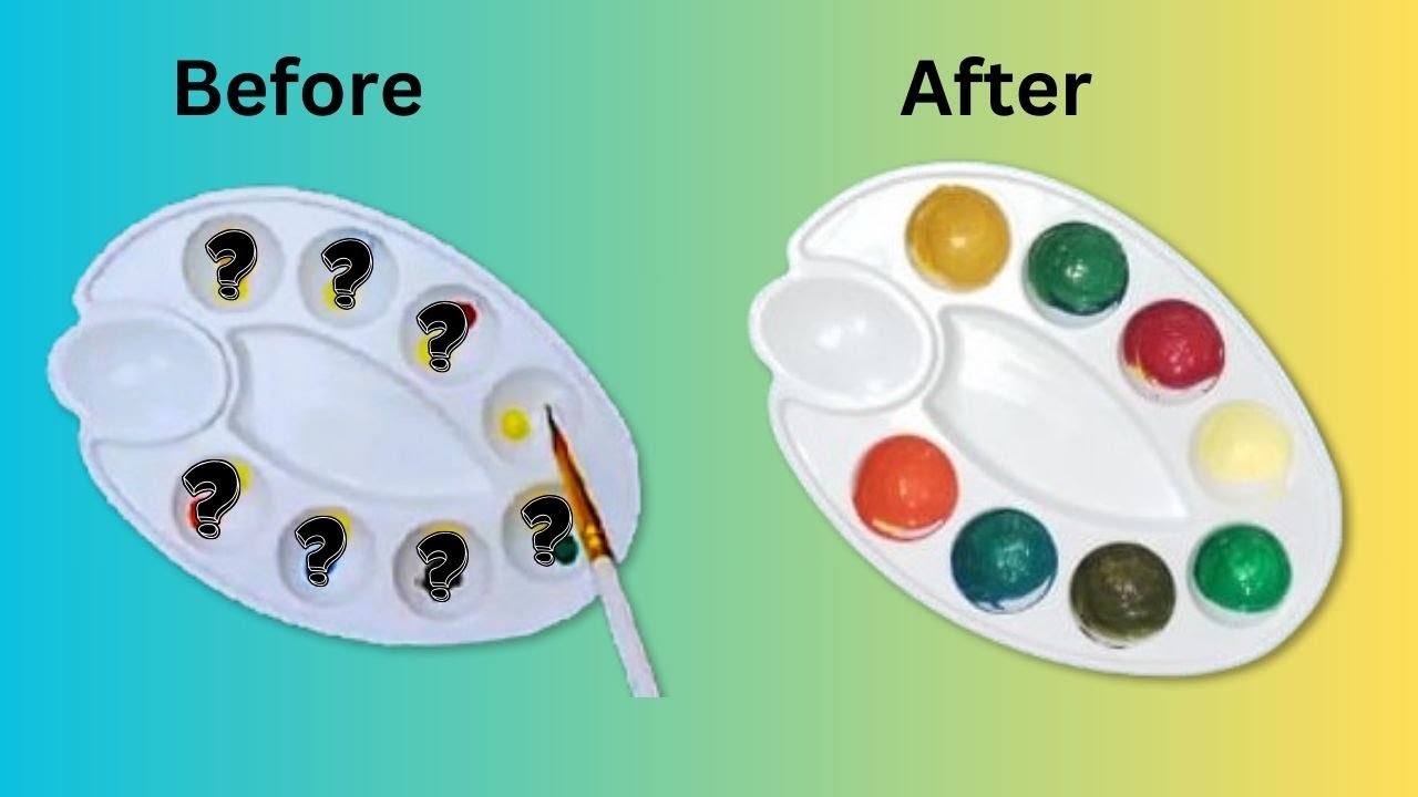 Color Mixing Magic || Creating 8 Colors from 5 Primary Colors - YouTube