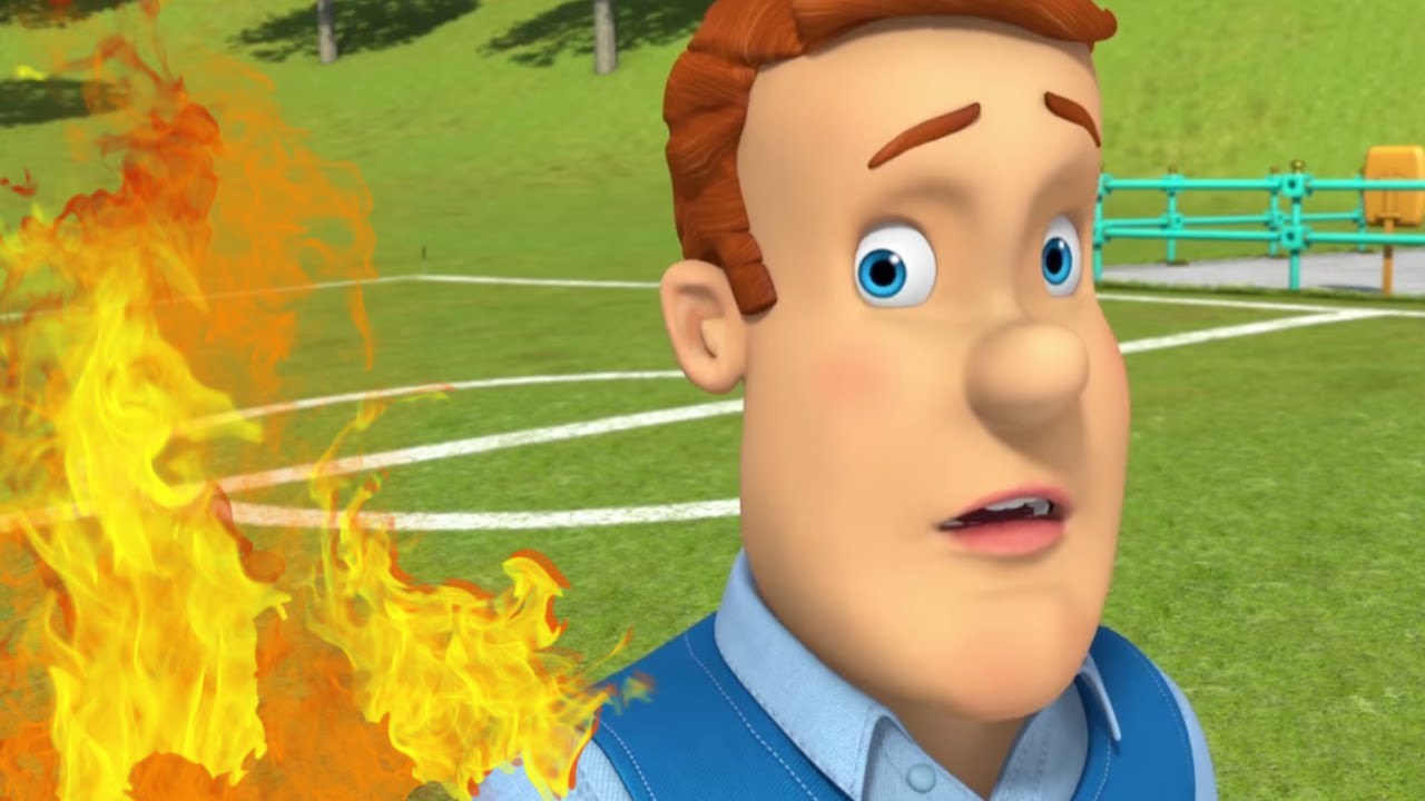 Fireman Sam US 🌟Trouble on the Soccer Field! ⚽️ Fireman Sam Best Saves ...