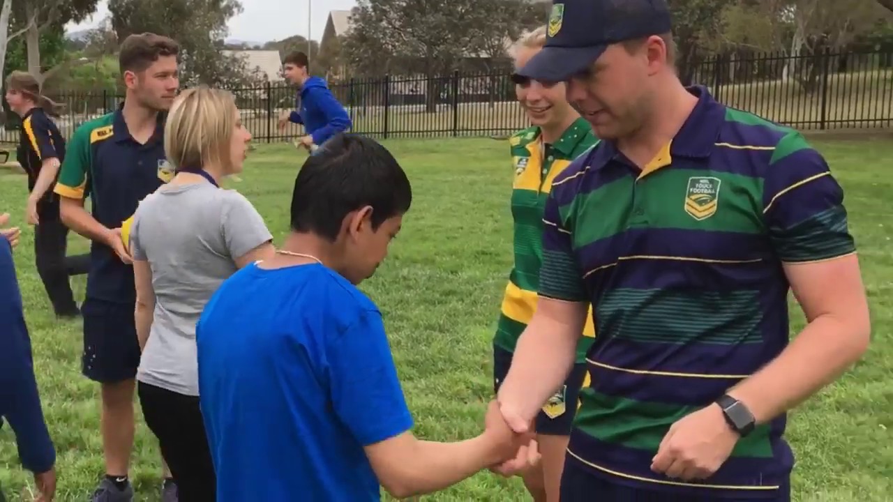 Middle School Touch Football Clinics - YouTube