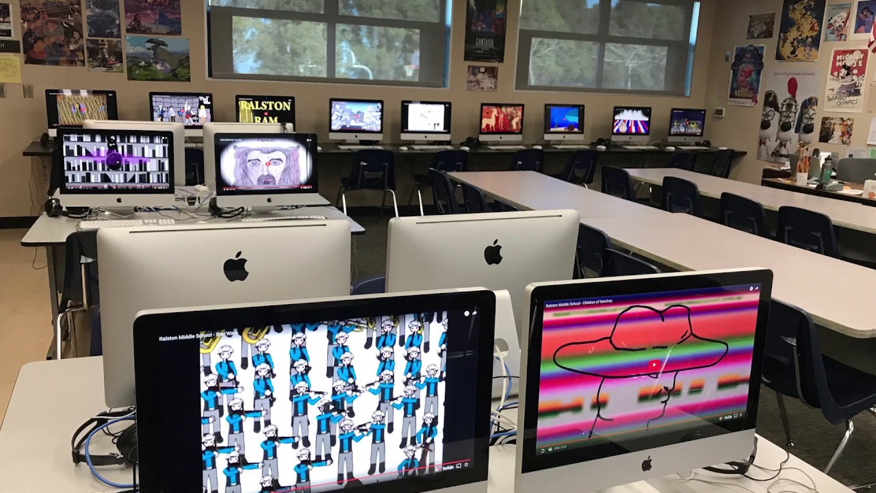 Ralston Middle School - Animation Elective Video - YouTube