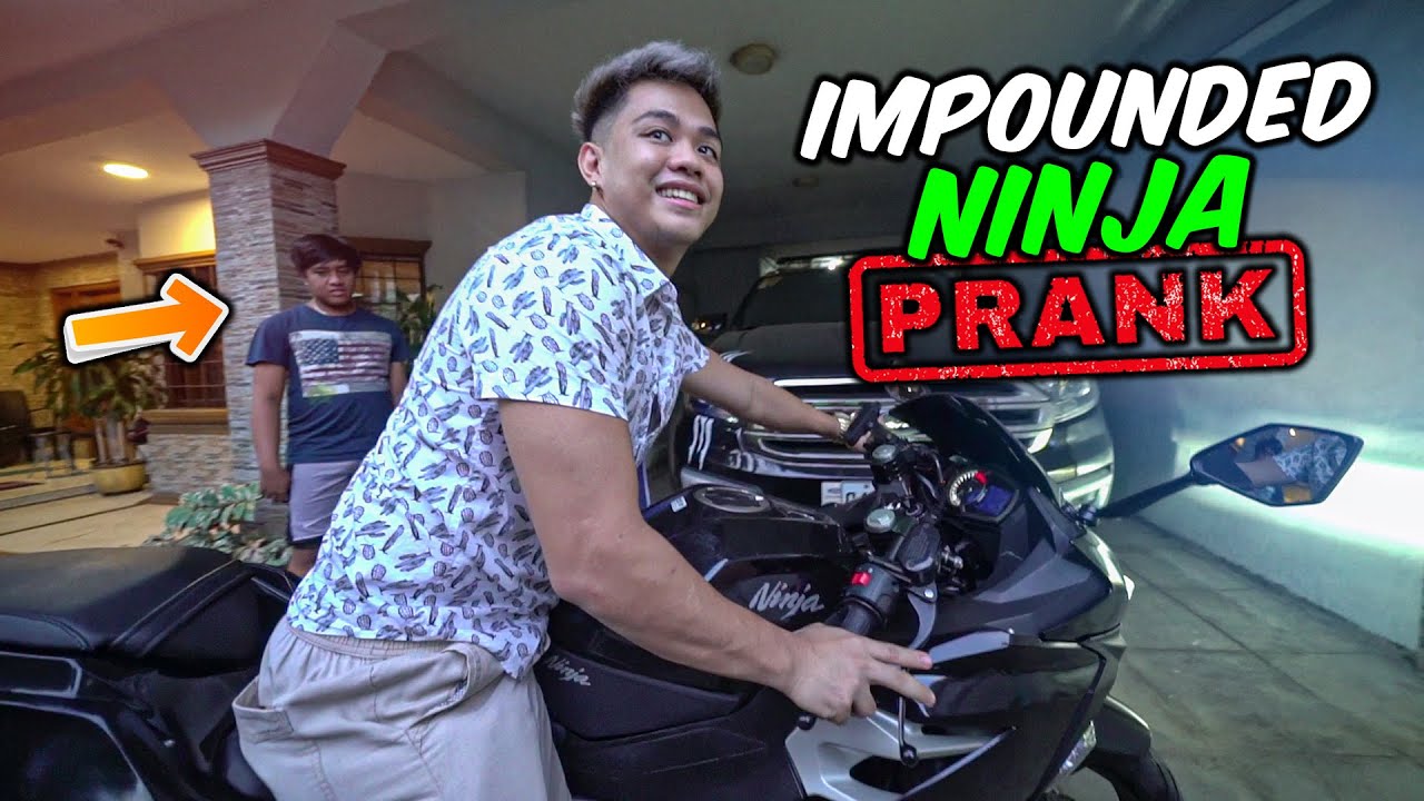 Impounded Ninja Superbike!! (PRANK) 😈 - YouTube