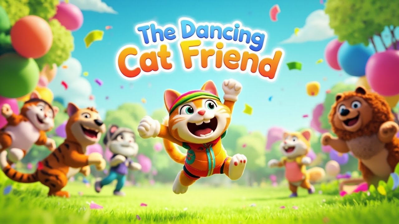 children's music | The Dancing Cat Friend - YouTube
