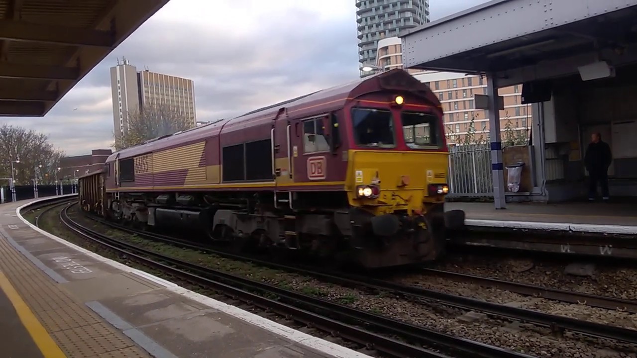 66155 Through Lewisham on the 30th November 2017 - YouTube