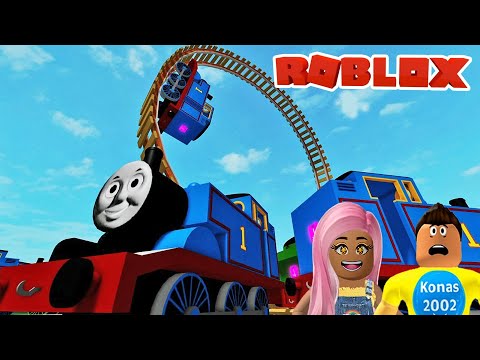 Thomas' Epic Stunt Loop Roller Coaster Adventure! | Roblox Gameplay ...