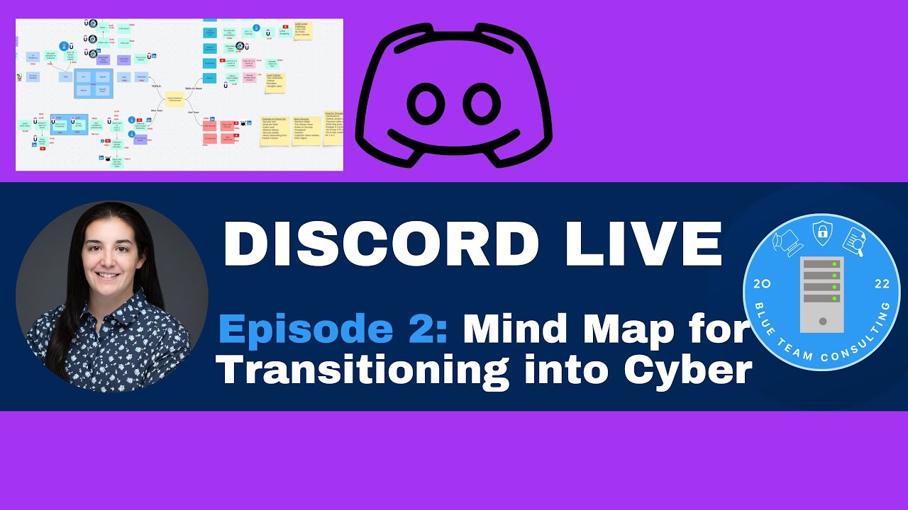 Discord Live: Episode 2 - MindMap to Get Started in Cybersecurity - YouTube