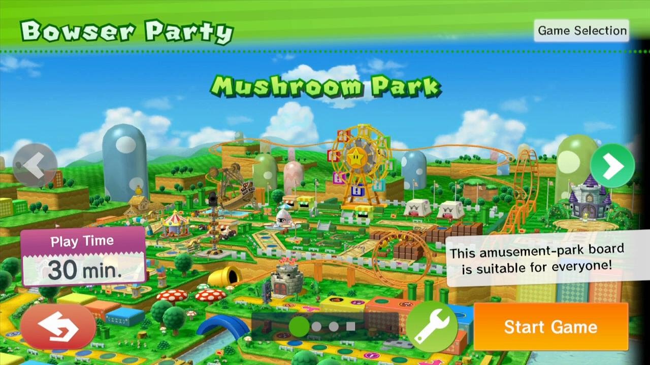 Mario Party 10 Bowser Party Mushroom Park - YouTube