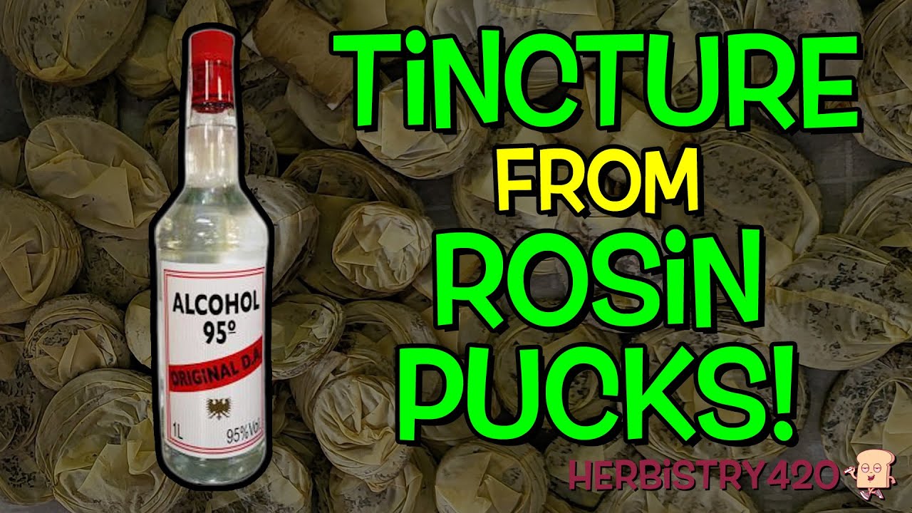 Rosin Puck Tincture! Green Dragon from Pressed Pucks 🍃💥 - YouTube
